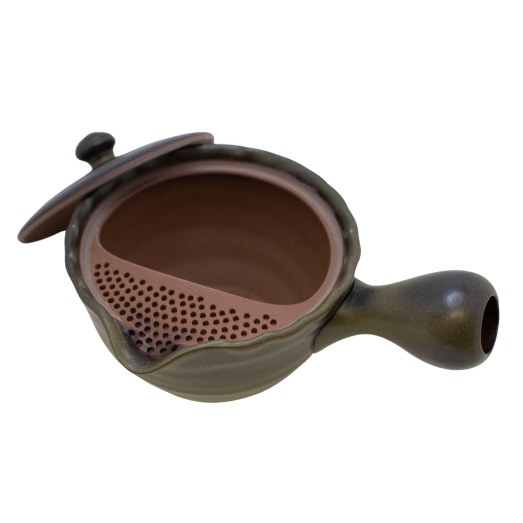 Earthenware Tokoname Teapot (Kyūsu) | TeaSource